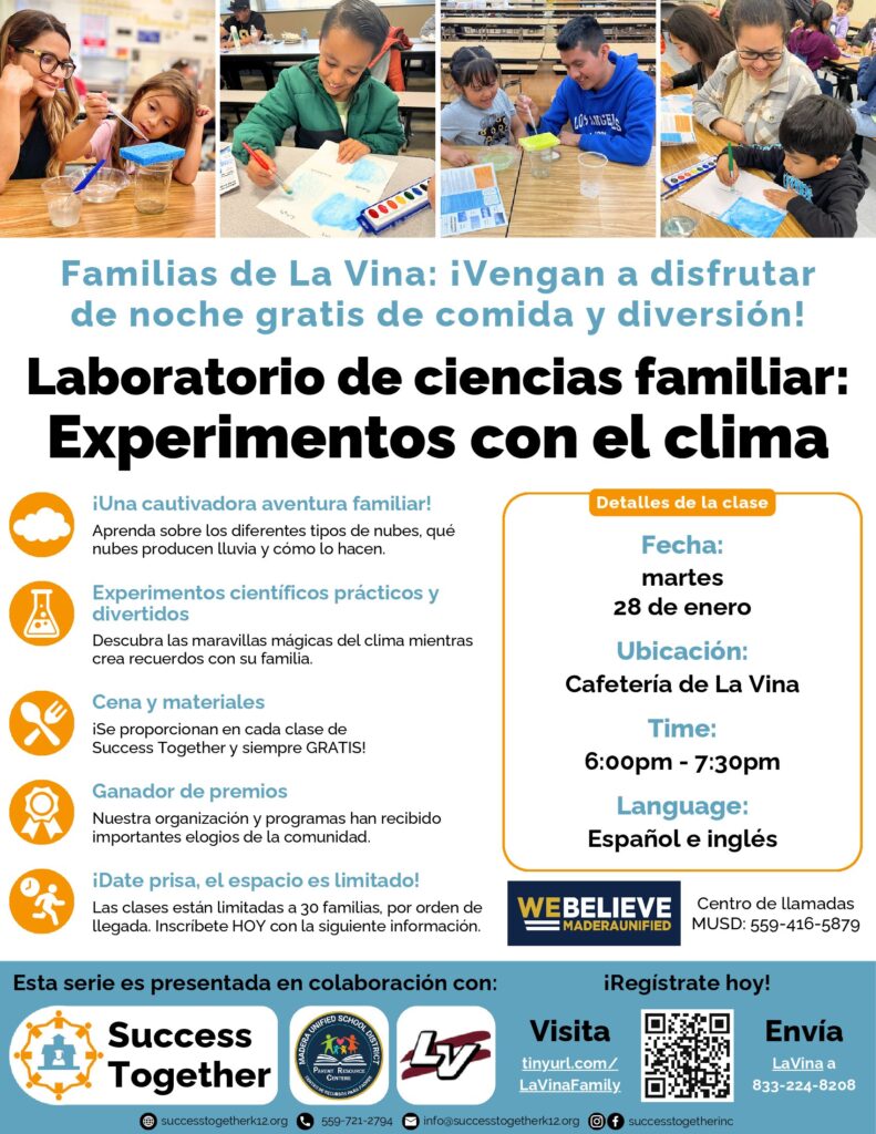 SuccessTogether – Family Science Lab: Experiments with Weather – Parent ...